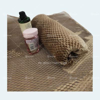 China Paper Bubble Wrap Honeycomb Wrapper Honeycomb Kraft Paper Making Machine for sale