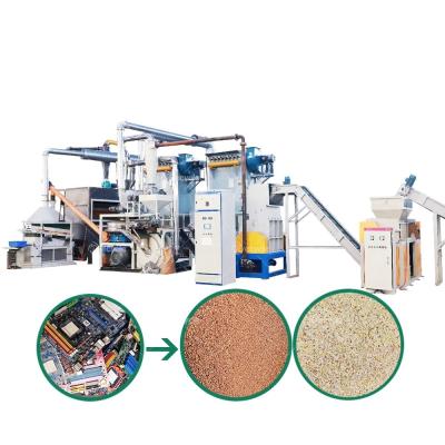 China Physical Solid Waste PCB Motherboards Recycling Production Line Scrap Electronic Components Circuit Boards Treatment Equipment for sale