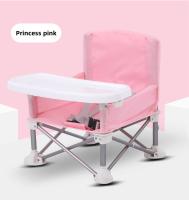 Quality CPC Certificate Baby Dinner Chair Foldable Toddler Dining Chair For Home / Travel for sale