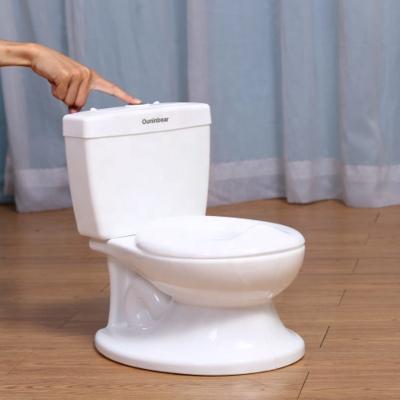 White Baby Potty Toilet Pure Color Potties Custom Logo Accepted Toilet Trainer