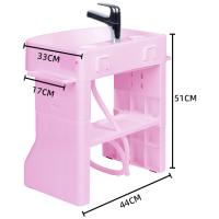 Customized Logo Plastic Toddler Wash Basin Sink For Training Washtable