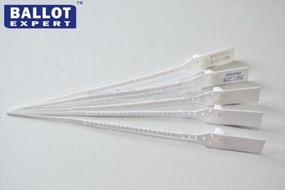 Cina Personalizzi le guarnizioni di plastica della serratura di lunghezza di 295mm per la sicurezza delle borse del deposito in vendita