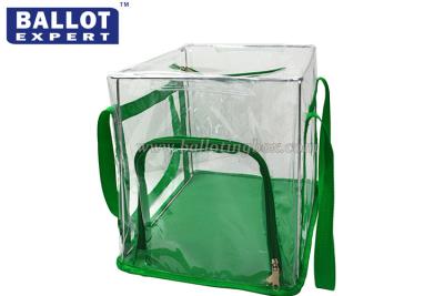 Cina Urna di plastica di auto della radura amichevole eco- della guarnizione per la borsa di voto non tossica in vendita