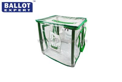 Cina sicurezza di voto pieghevole trasparente dell'urna di altezza di 63 cm non tossica in vendita