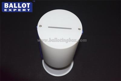 Cina Scatole di plastica trasparenti acriliche di donazione di caso di Plexigalss di stoccaggio della moneta da 3 chilogrammi per carità in vendita