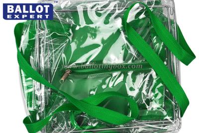 Cina Chiara urna pieghevole sigillata rispettosa dell'ambiente della borsa del PVC con la chiusura lampo in vendita