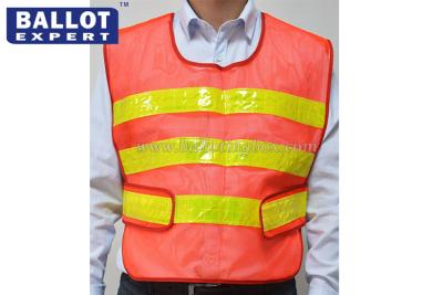 Cina Maglia riflettente gialla fluorescente, maglia all'aperto 100% di sicurezza stradale del cotone in vendita