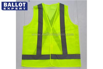 Cina Colore 100%/dimensione riflettenti della maglia di sicurezza del poliestere su misura per posizione in vendita