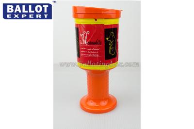 Cina Scatole materiali di raccolta di fondi di carità del polipropilene, scatola di plastica di donazione della borsa rotonda in vendita