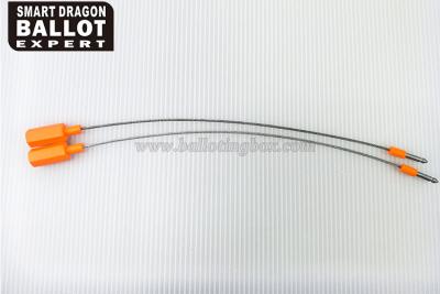 Cina Giallo materiale di plastica totale, rosso e bianco del metallo di guarnizioni di sicurezza di lunghezza 310mm in vendita