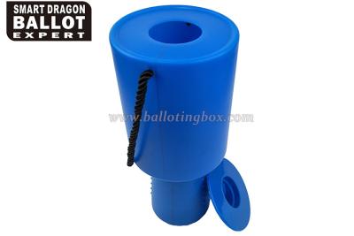 Cina Personalizzazione di plastica di colore della scatola della raccolta del polipropilene tenuto in mano rotondo in vendita