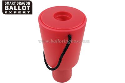 Cina Le scatole di plastica rosse della raccolta della carità/raccolta sicura della carità del polipropilene buckets in vendita