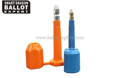 Cina Colori il peso netto 18.5kg/ctn di sicurezza di personalizzazione di guarnizioni del metallo della guarnizione di plastica di Bolt in vendita
