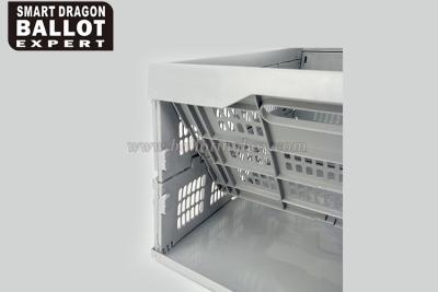 Cina Materia plastica riciclabile della cassa pieghevole di stoccaggio di dimensioni 60 * 40 * 35 cm in vendita