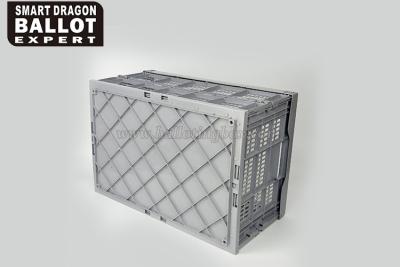 Cina Scatola di stoccaggio di plastica riciclabile per le dimensioni di deposito dei vestiti 60 * 40 * 35 cm in vendita