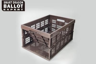 Cina Piccola scatola di stoccaggio di plastica per i depositi di abito/cassa piegante di plastica in vendita