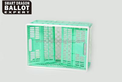 Cina Scatola di plastica pieghevole multifunzionale di volume d'affari di stoccaggio con le maniglie comode in vendita
