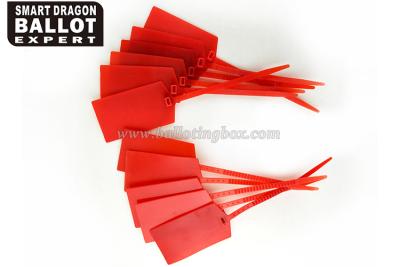 Cina La sicurezza di plastica del polipropilene rosso sigilla l'iso dello SGS della forza di trazione 35Kg in vendita