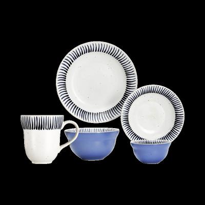 Chine Ensembles de vaisselle en céramique moderne avec plaques et assiette comme cadeau à vendre