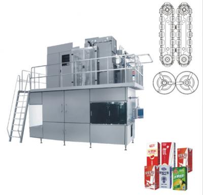 Chine Remplissage de carton et machine à emballer aseptiques à vendre