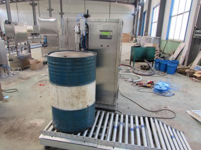 Chine tête simple semi automatique 200L de machine de remplissage de poids de 200 kilogrammes pesant la machine de remplissage à vendre