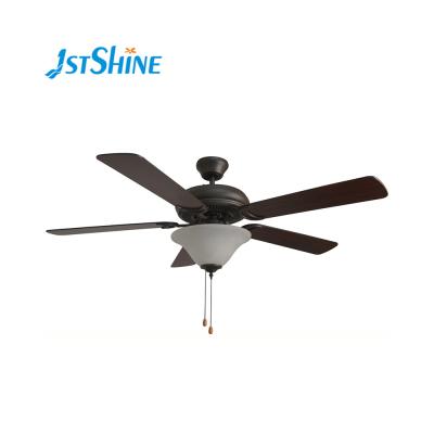 中国 zhongpai living room 52 inch ceiling fan metal\mdf decorative lighting ceiling fan 販売のため
