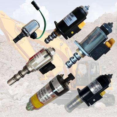 중국 4BT 4B3.9 엔진 24V 연료 차단 전자기 밸브 386-4274 3864274  CAT E320 E200B 발굴기용 판매용