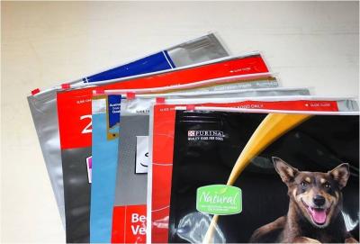 Cina Il cursore di plastica amichevole della chiusura lampo di Eco insacca l'imballaggio a secco dell'alimento per animali domestici in vendita