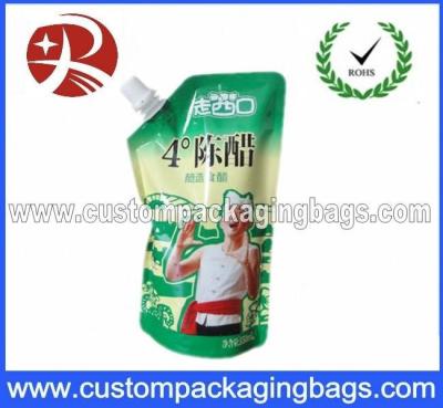 China Bolsa reutilizable Ziplock del canalón que empaqueta para la bebida, impresión del fotograbado en venta