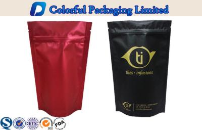 Cina Sacchetto laminato risigillabile superiore della chiusura lampo lucida di stampa con il rinforzo inferiore in vendita