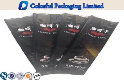 Cina Borse d'imballaggio del caffè laterale nero del rinforzo con il legame/saldatura a caldo della latta in vendita