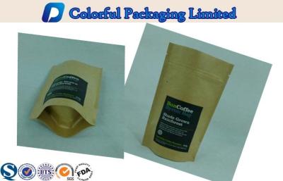 Cina La borsa di caffè della carta kraft/Borse del caffè/risigillabili d'imballaggio stanno sul sacchetto in vendita