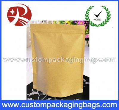 Cina Borse d'imballaggio della termosaldatura del caffè a chiusura lampo della carta kraft con la valvola in vendita