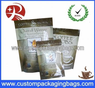 China Ziplock superior de los bolsos de la categoría alimenticia de la soldadura con el escudete inferior en venta