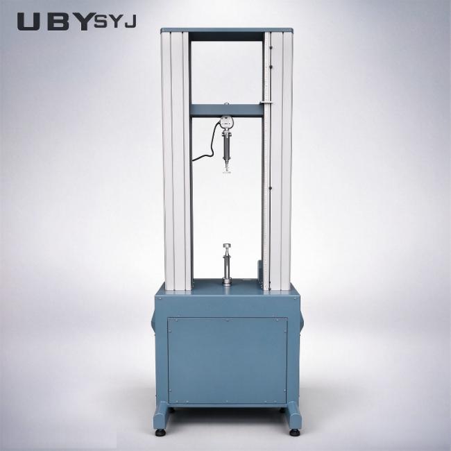 Universal tensile testing machine back view, servo double column UTM lab test equipment structure
