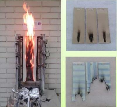Chine Équipement d'essai vertical d'inflammabilité, instrument d'essai de textile avec le contrôle d'écran tactile d'affichage à cristaux liquides à vendre