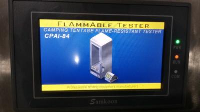 중국 ASTM6413 Flame Spread Vertical Flammability Tester 판매용