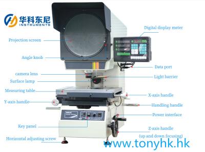 China de Optische Comparateur van 10X 20X 50X 100X Benchtop/Digitale Profielprojector Te koop
