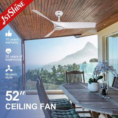 China ABS Blade 52 polegadas LED ventilador de teto com luz e controle remoto para resfriamento e iluminação à venda