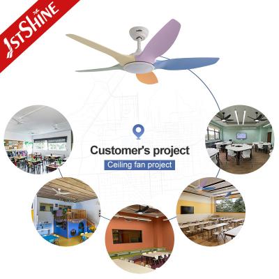 China Control remoto ventilador de techo de 48 pulgadas con 5 cuchillas ruido más bajo y 6 velocidades de elección en venta