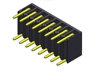 중국 2*2PIN To 2*40PIN PCB Header Connector 2.54mm Dual Row Entry Dip TYPE 판매용