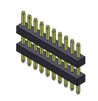 중국 1*40PIN SQ0.30mm에 대한 핀헤더 연결기 1.00 밀리미터 단일 열 스택 스트레이트 타입 1*3PIN 판매용