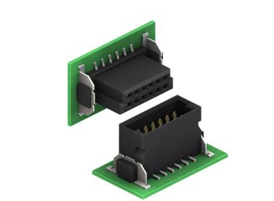 Chine conseil à grande vitesse de 1.27mm pour embarquer des connecteurs flottant le conseil au connecteur SMT de conseil à vendre
