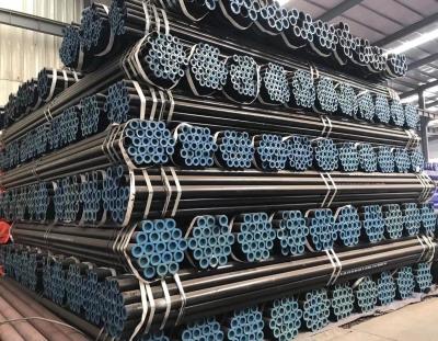 中国 Sch 40 60 80 ASTM A106/A53 Gr.B 黒い絵画が付いているカーボン継ぎ目が無い鋼管の管 販売のため