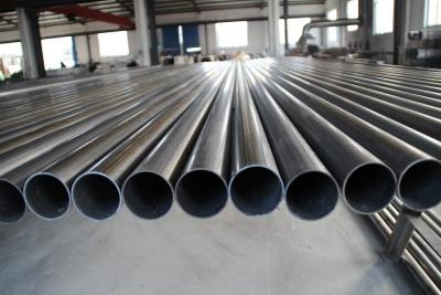 China Rechte Naad Gelaste Staalpijp die 2500mm Zwarte Ronde inleggen Te koop