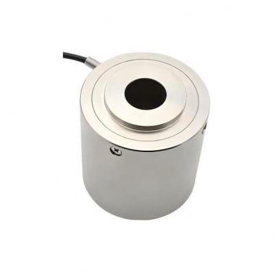 China Mini Low Profile Hollow Spoke Wheel Type Load Cell Lightweight Force Sensor for Thread Force Monitoring for sale