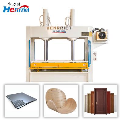 China 300T Wood Veneer Press Machine 4 Oil Cylinders Board Pressing Machine 7.5kw for sale