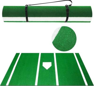 Chine Tapis de battage de baseball non glissant portable de softball intérieur/extérieur avec plaque d'entrée à vendre