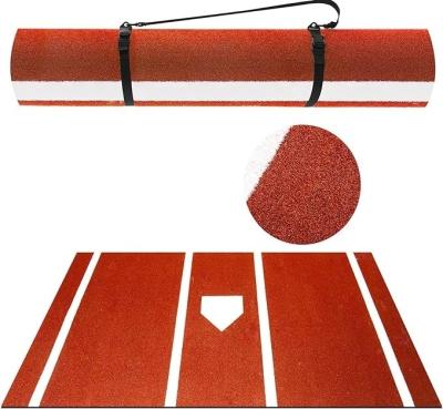 Chine Tapis de battage de baseball non glissant portable de softball intérieur/extérieur avec plaque d'entrée à vendre