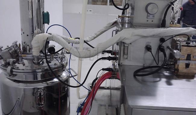 Softgel Encapsulation Machine in operation